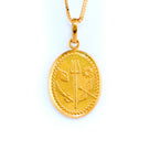 22KT Panchayudha (Panchaudha) - Baby Pendant – Swarnamahal Jewellers Ltd