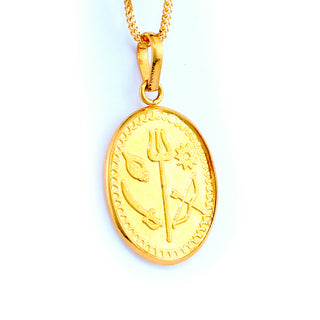 22KT Panchayudha (Panchaudha) - Baby Pendant – Swarnamahal Jewellers Ltd