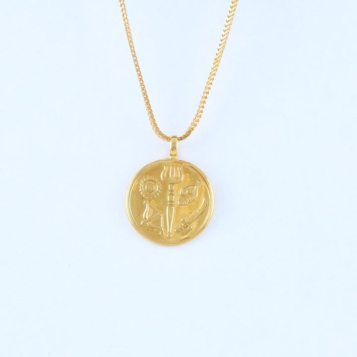22KT Gold Panchayudha (Panchaudha) Baby Pendant (PA0000015 ...